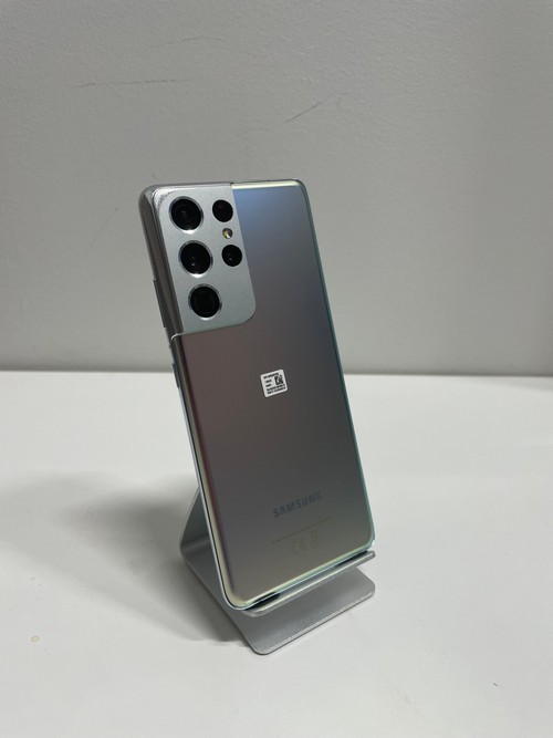 Samsung Galaxy S21 Ultra 5G 128Gb Silver Hyväkuntoinen - JCT-Huolto Kauppa